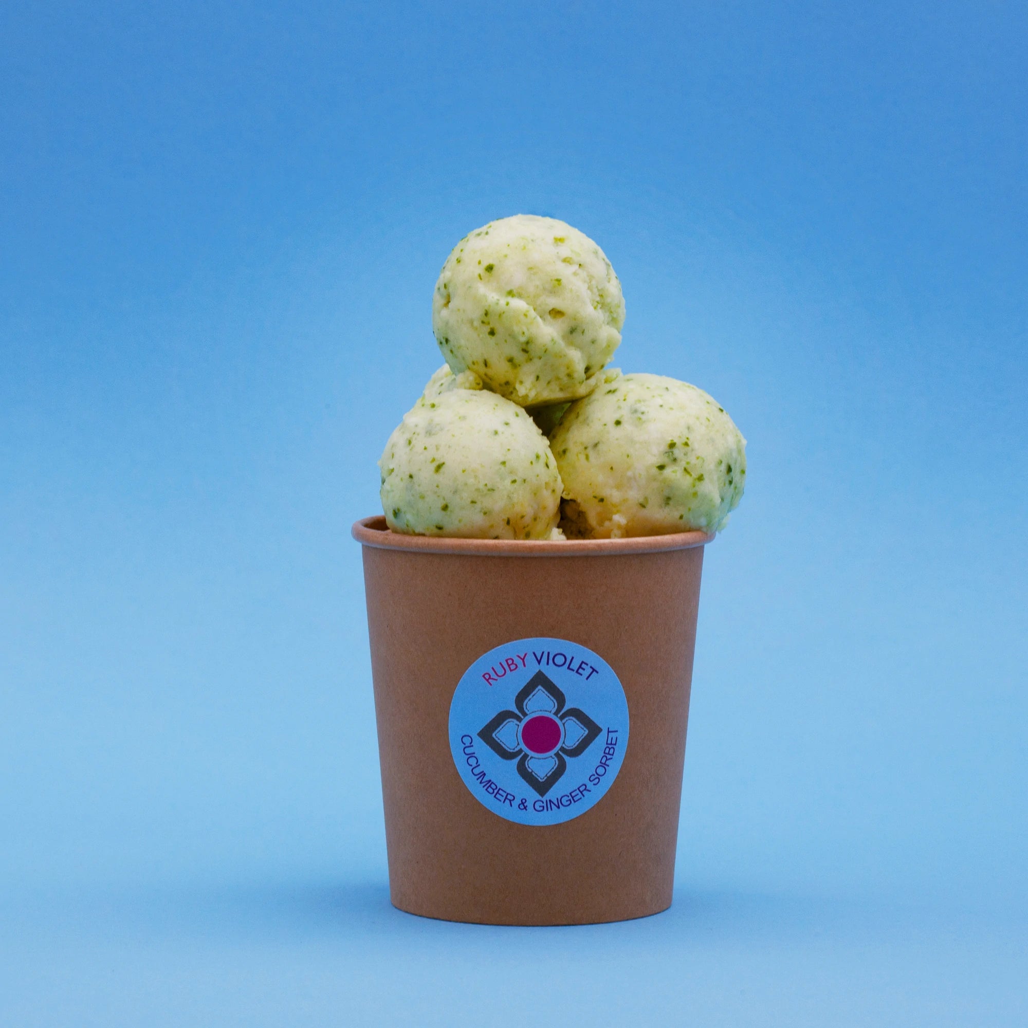 Cucumber & Ginger Sorbet | Ruby Violet Ice Cream and Sorbet – Ruby Violet Ice Cream & Sorbet